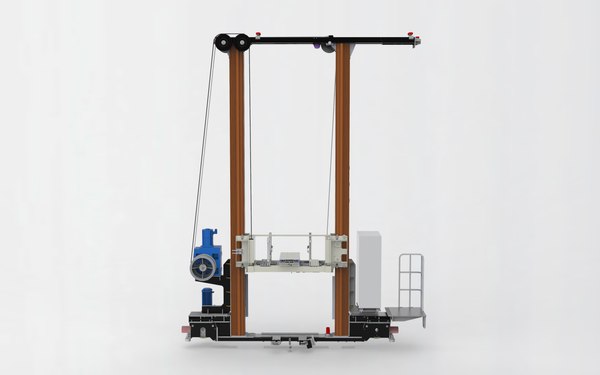 Gantry stacker assembly 3D model - TurboSquid 1648516