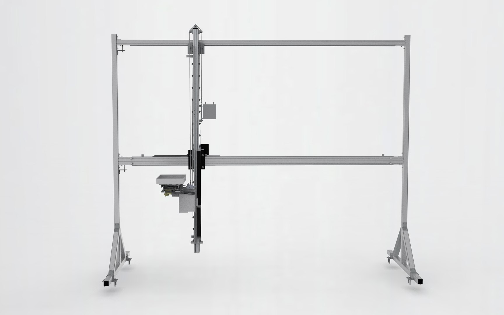 Gantry Stacker Assembly 3D Model - TurboSquid 1648516