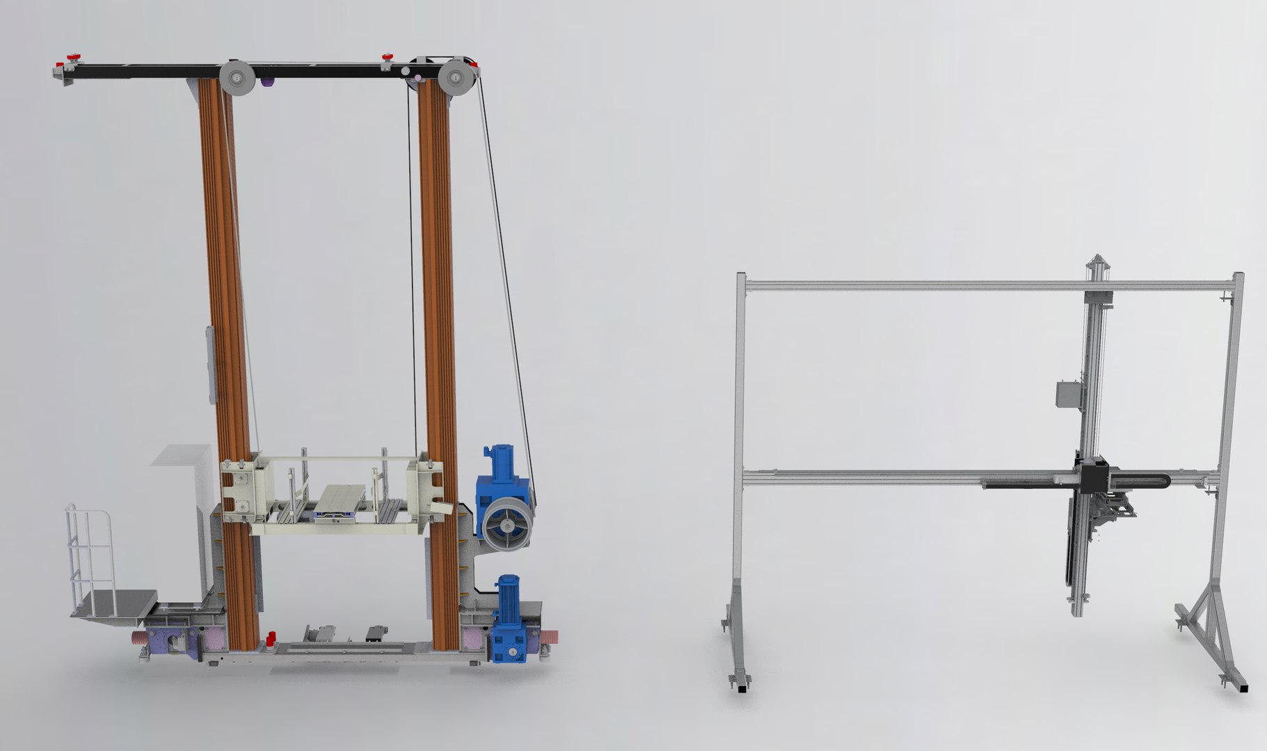 Gantry Stacker Assembly 3D Model - TurboSquid 1648516