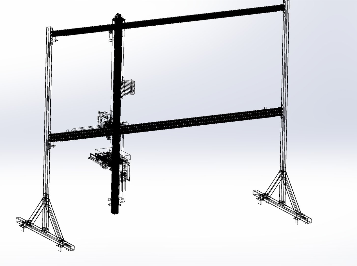 Gantry Stacker Assembly 3D Model - TurboSquid 1648516