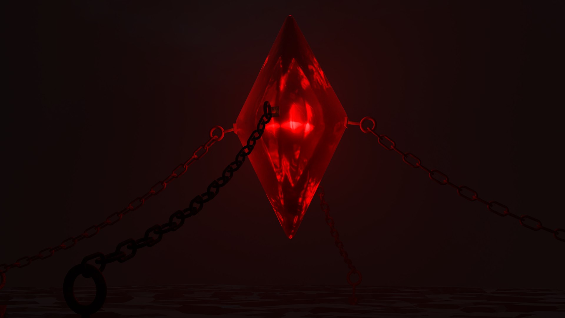 Red Crystal 3D Model - TurboSquid 1852417