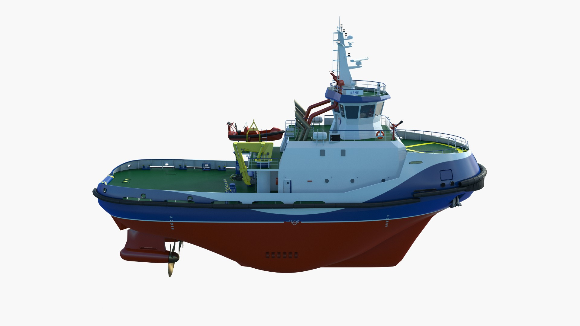 Tug Icebreaker 3D Model - TurboSquid 1599379