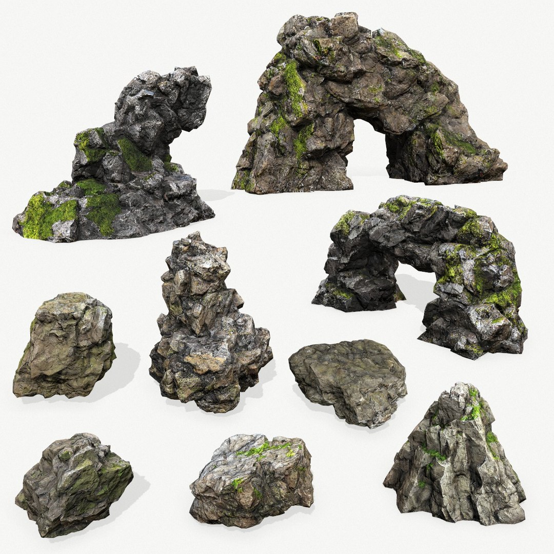 3D Rocks Model - TurboSquid 2197978