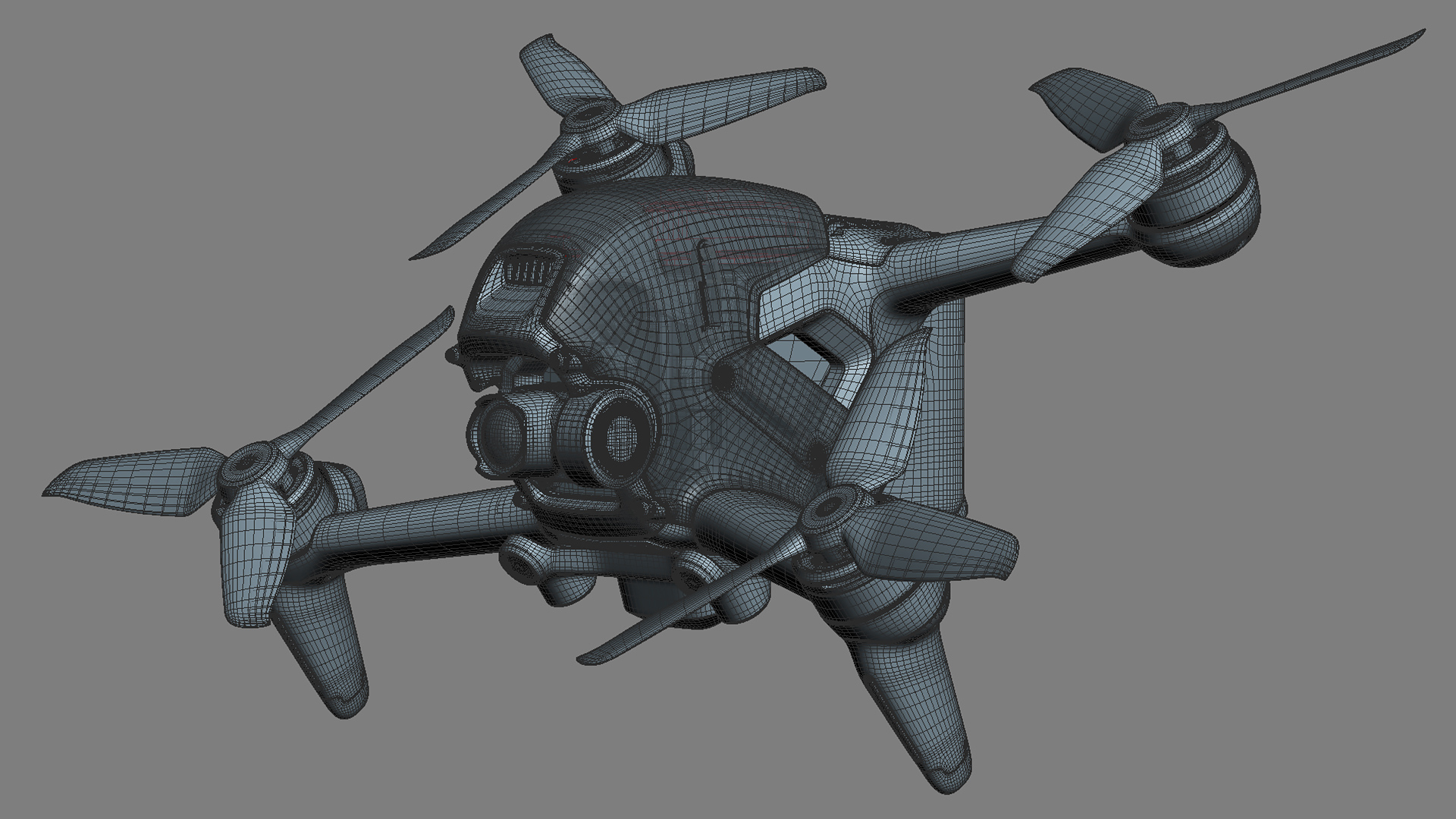 Dji Fpv Drone 3d Model Turbosquid 1705162