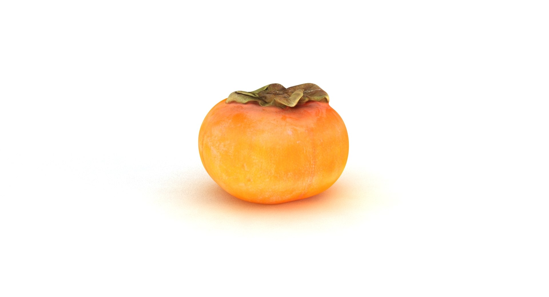 persimmon fruit 3d model