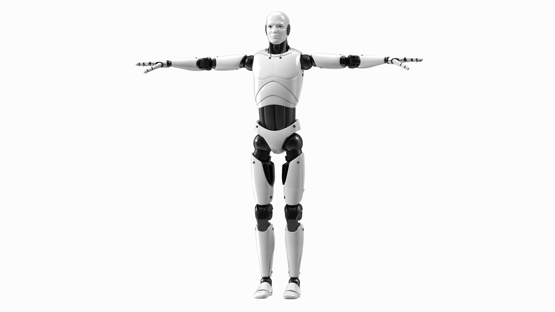 Male Cyborg Rigged 3D Model - TurboSquid 2107360