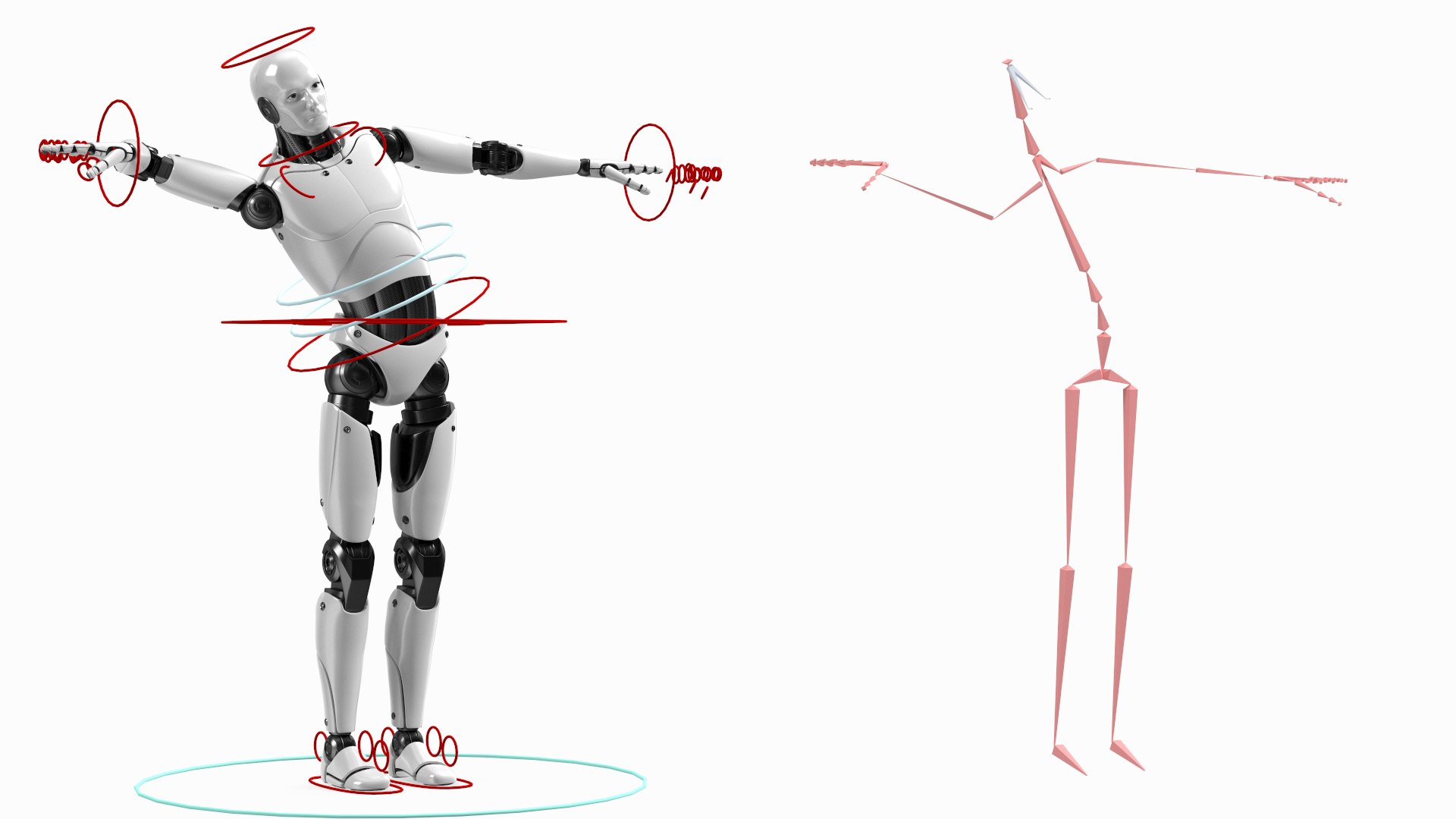 Male Cyborg Rigged 3D Model - TurboSquid 2107360