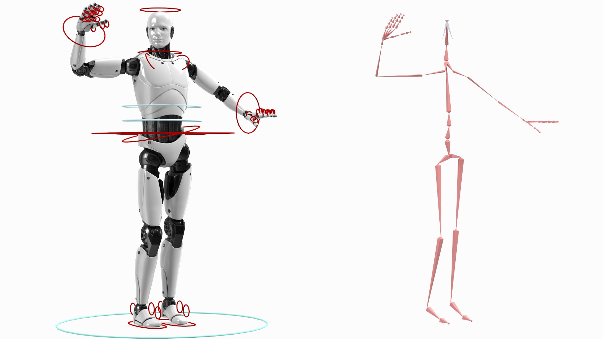 Male Cyborg Rigged 3D Model - TurboSquid 2107360