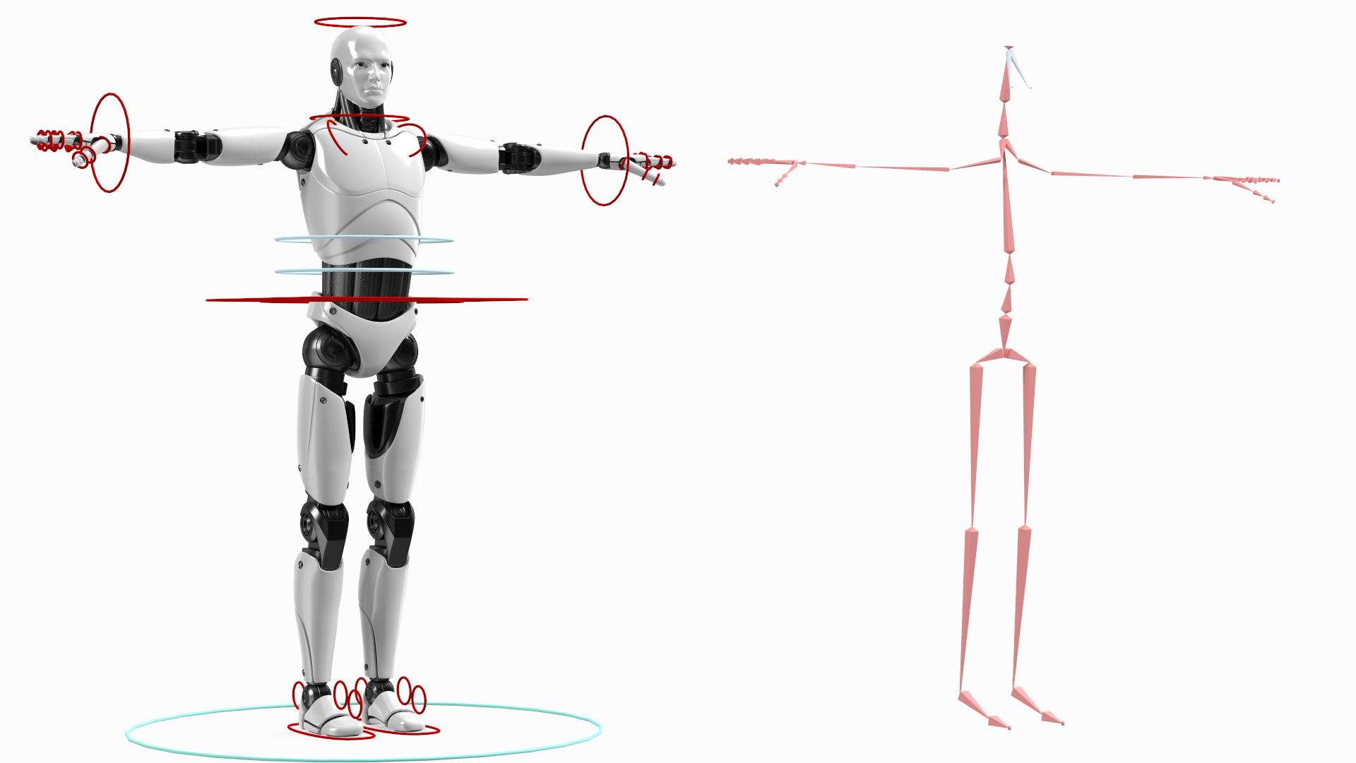 Male Cyborg Rigged 3D Model - TurboSquid 2107360