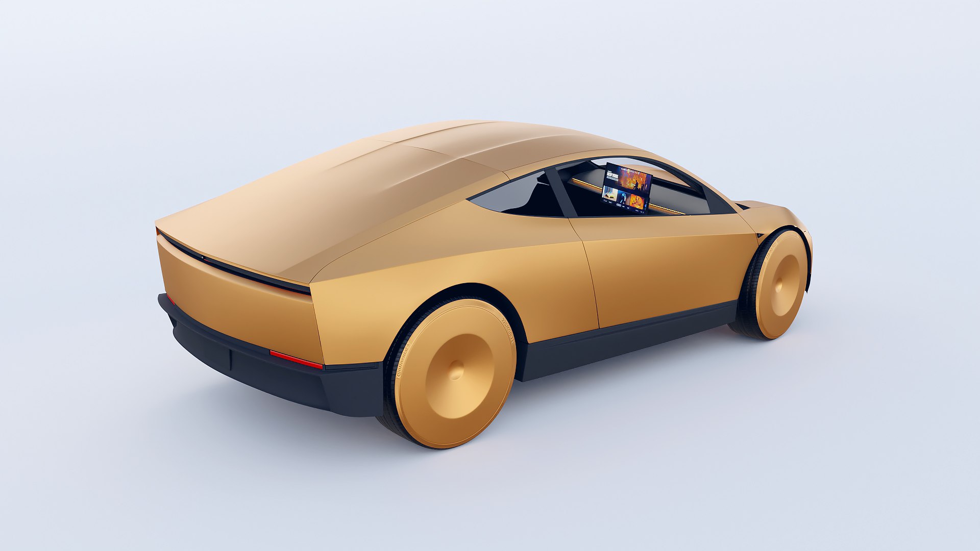 3D Model Tesla Robo Taxi - TurboSquid 2294529
