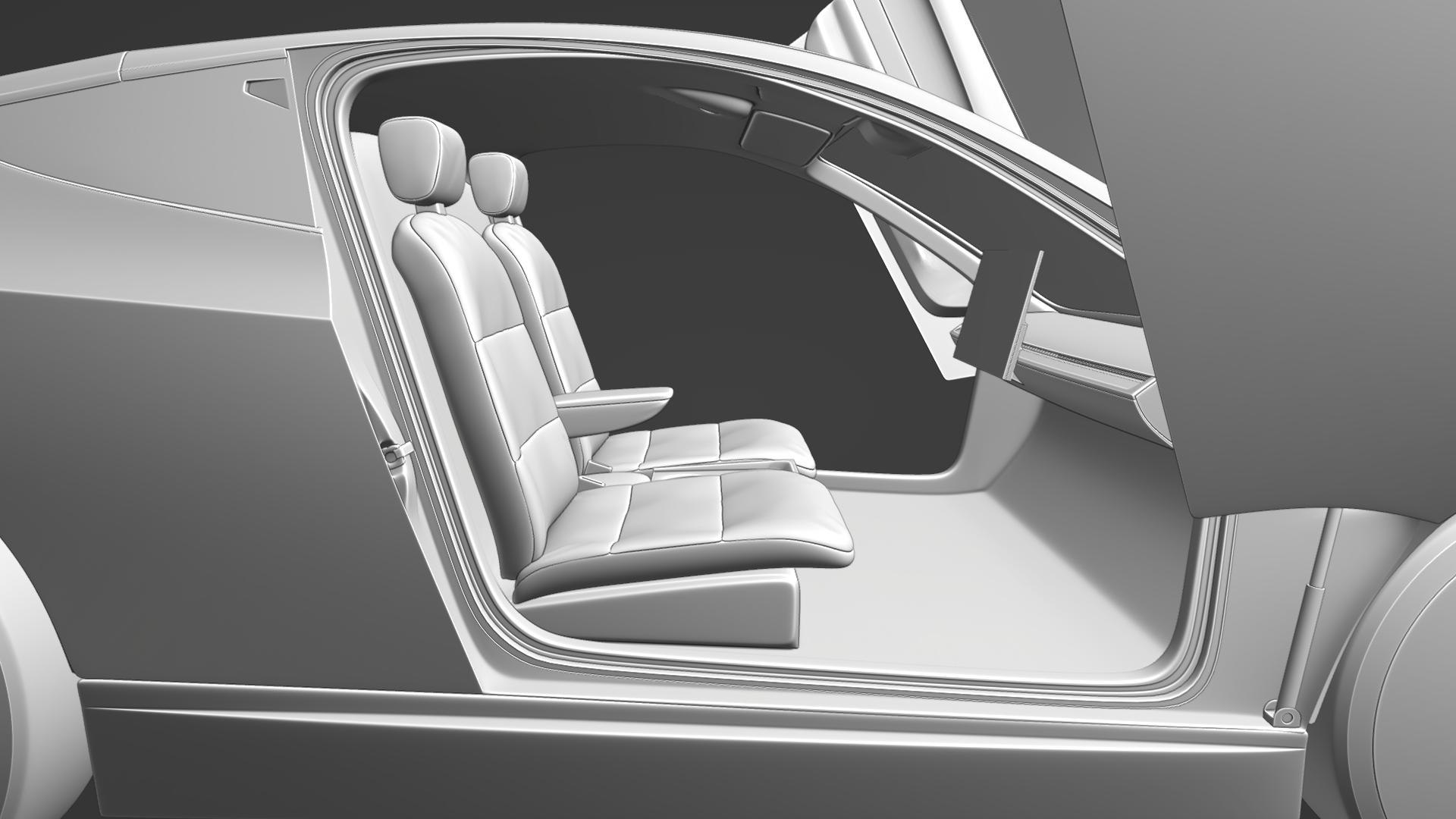 3D Model Tesla Robo Taxi - TurboSquid 2294529