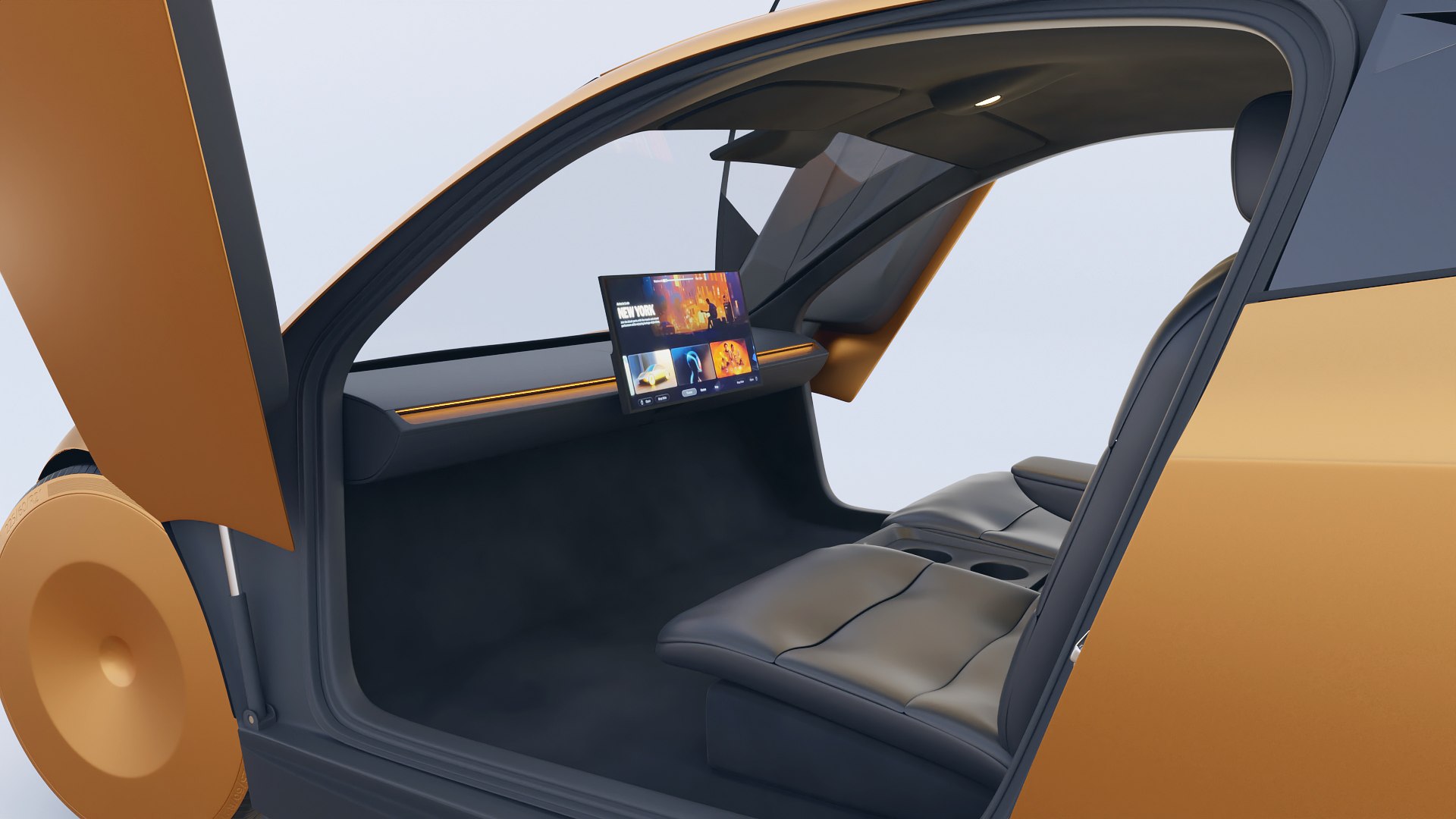 3D Model Tesla Robo Taxi - TurboSquid 2294529