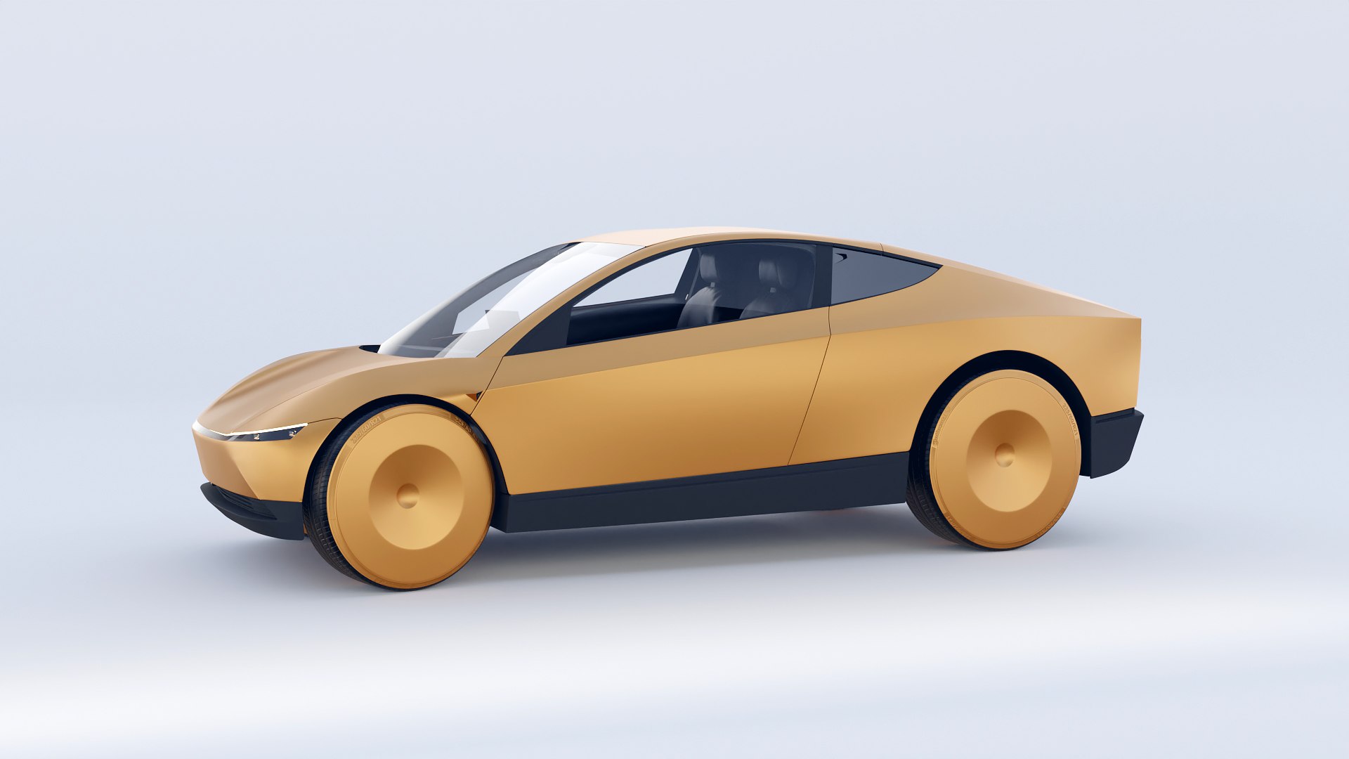 3D Model Tesla Robo Taxi - TurboSquid 2294529