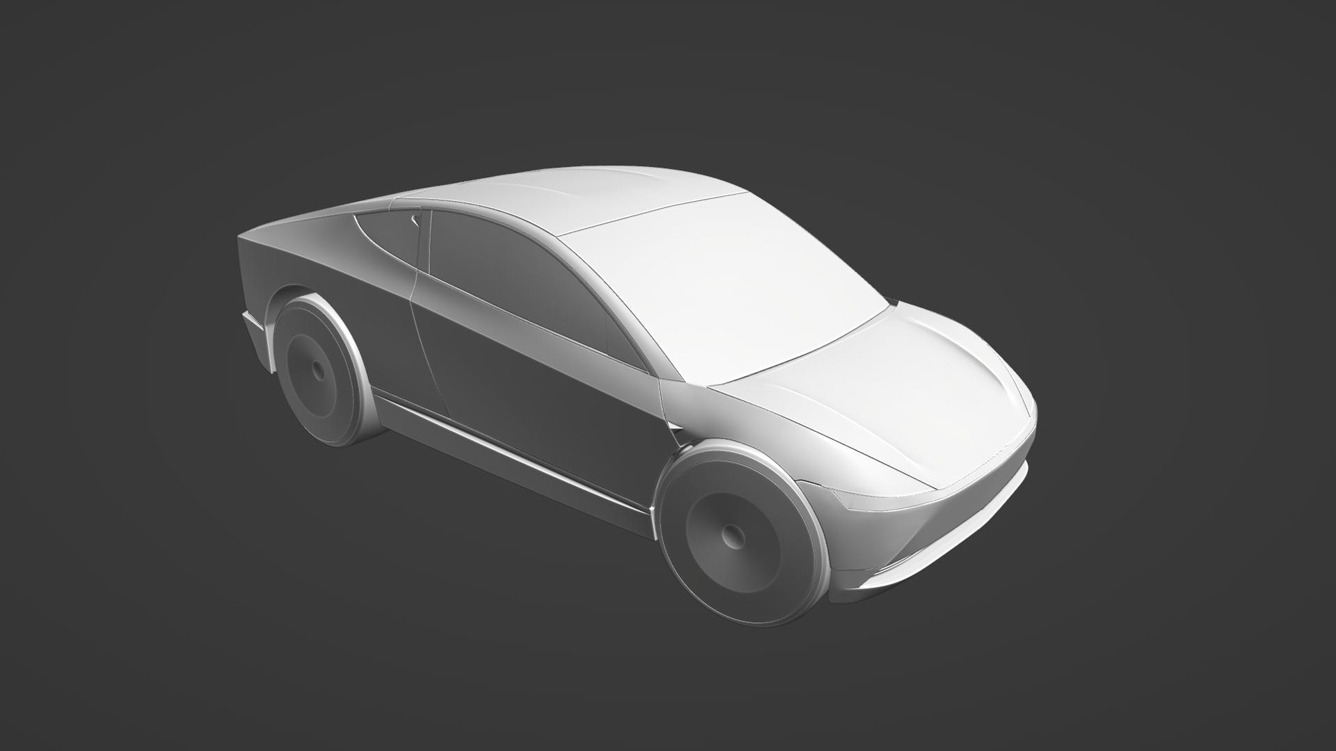 3D Model Tesla Robo Taxi - TurboSquid 2294529
