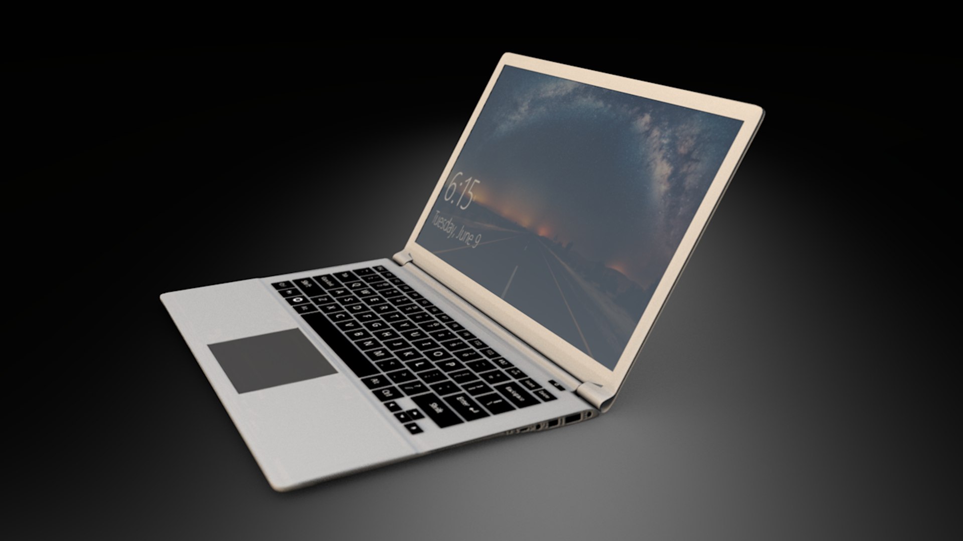 Notebook Laptop 3D - TurboSquid 1359586