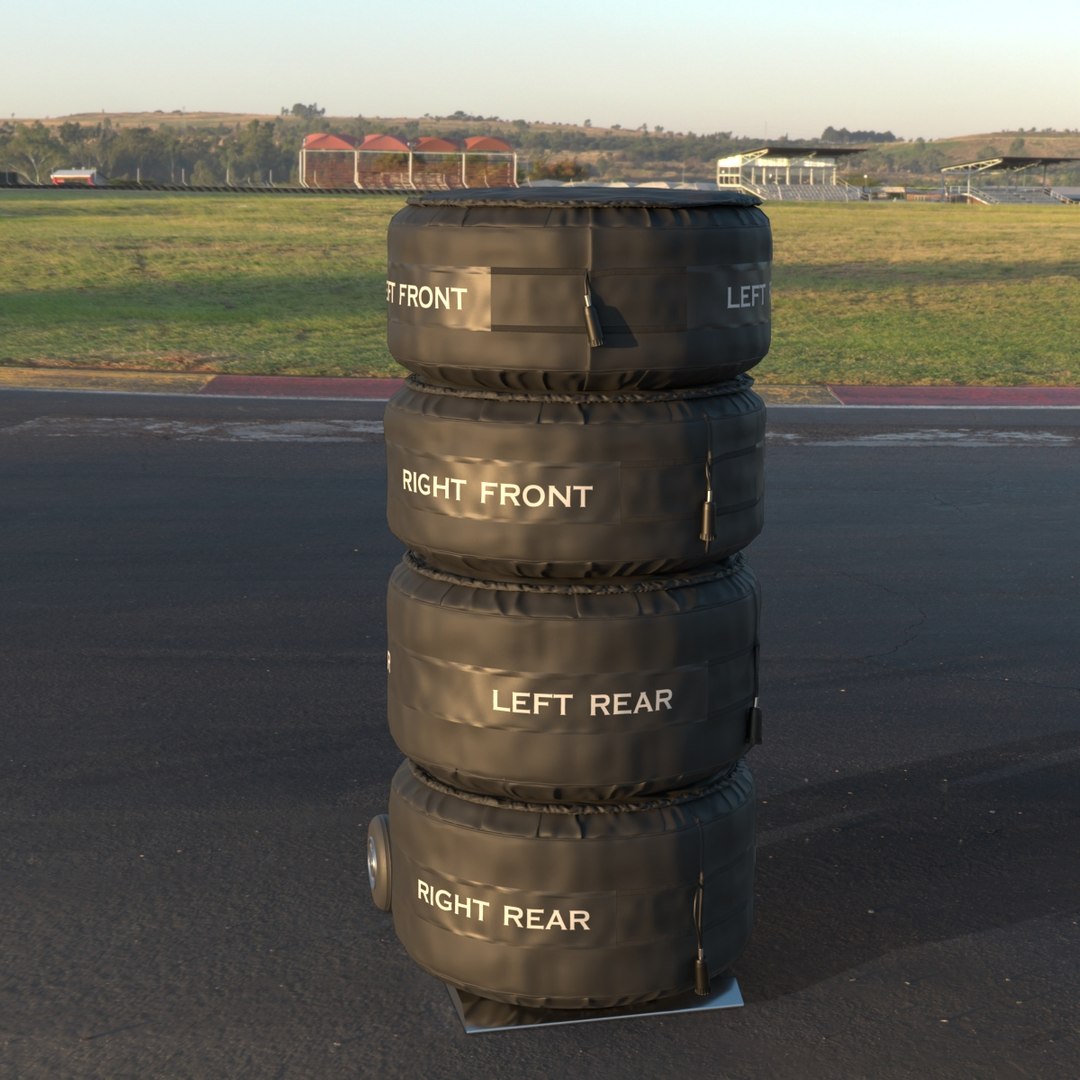 Trolley With Tire Heating Blankets 1 3D Model - TurboSquid 2293617