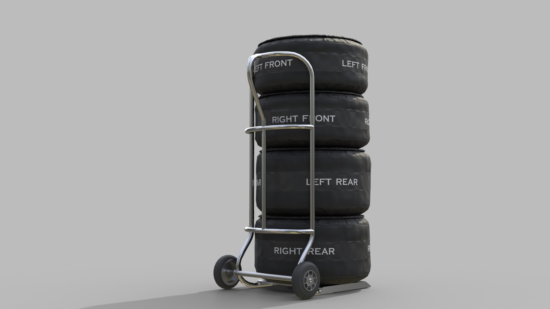 Trolley With Tire Heating Blankets 1 3D Model - TurboSquid 2293617