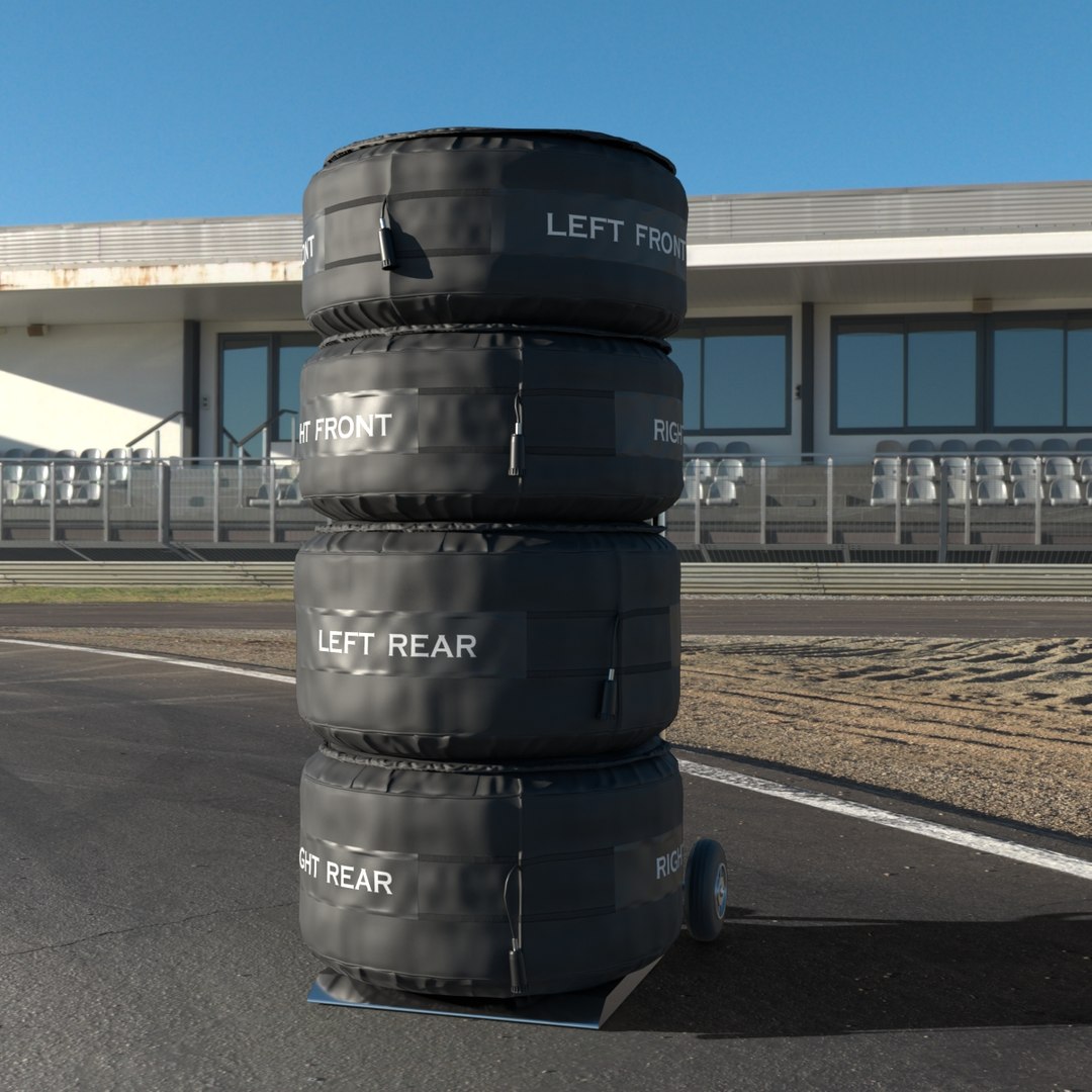 Trolley With Tire Heating Blankets 1 3D Model - TurboSquid 2293617