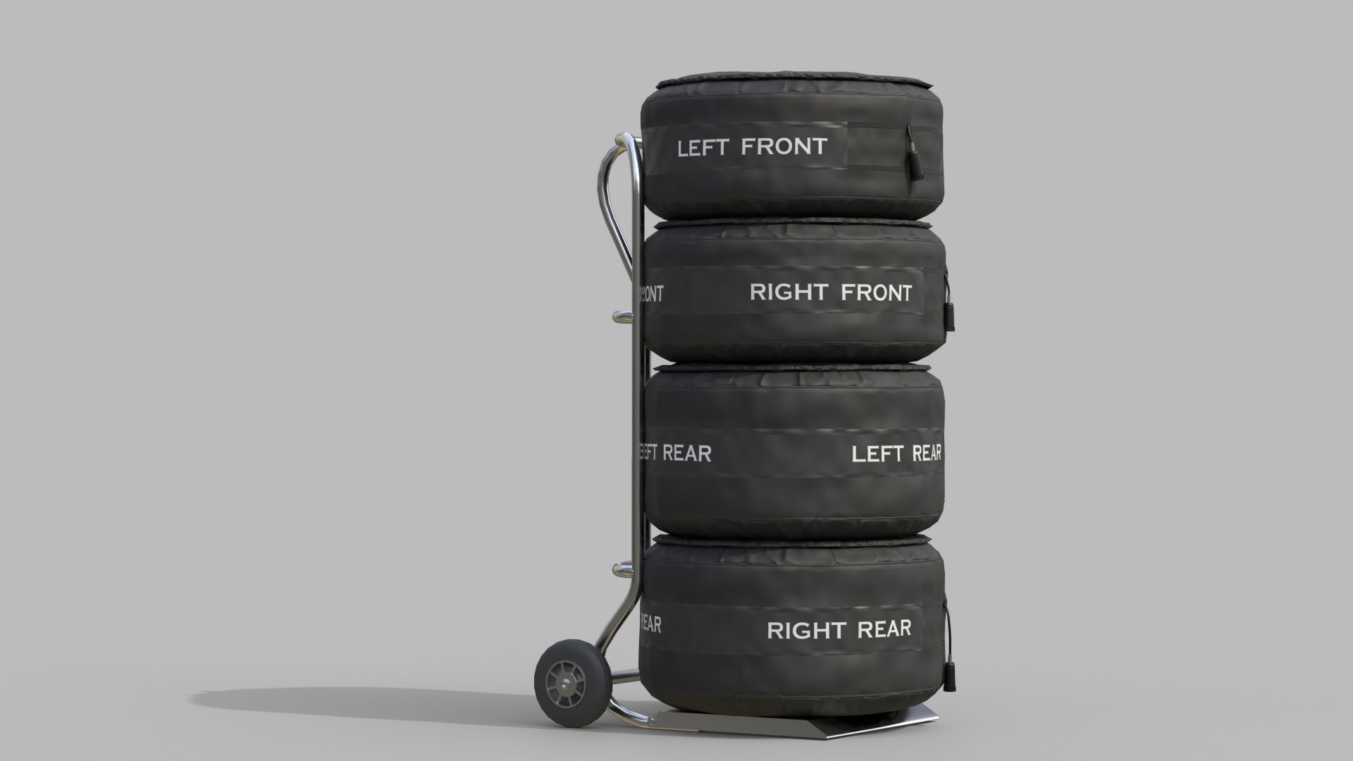 Trolley With Tire Heating Blankets 1 3D Model - TurboSquid 2293617