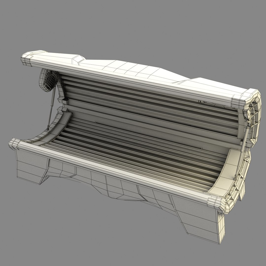 3d Tanning Bed Model