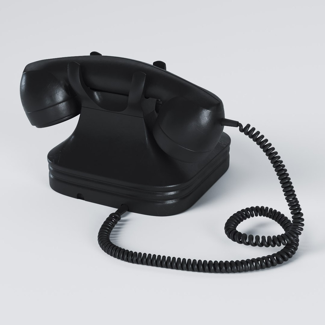 Retro Style Telephones Pack 3d Dxf