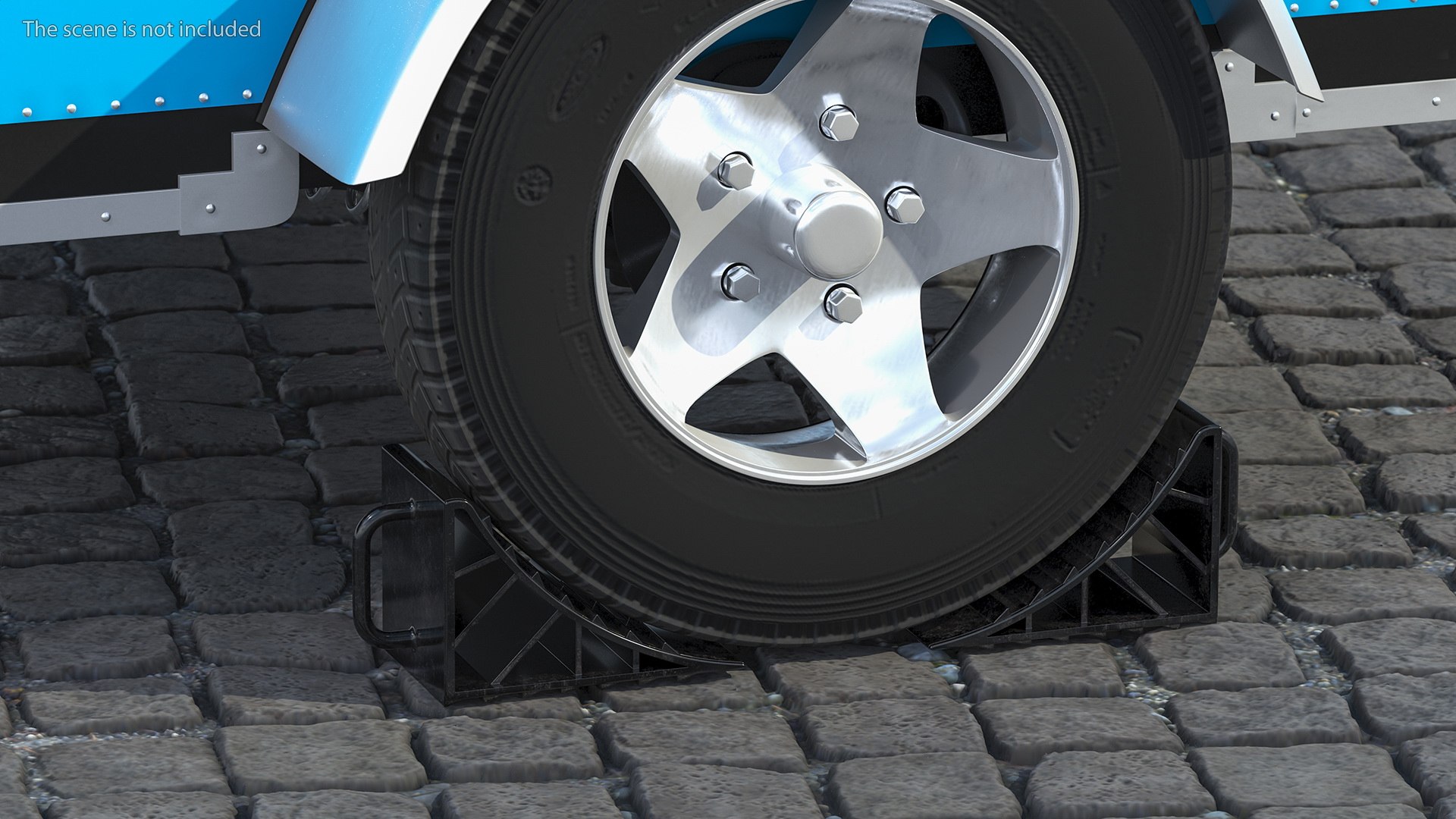Plastic Wheel Chock Black Model - TurboSquid 1905993