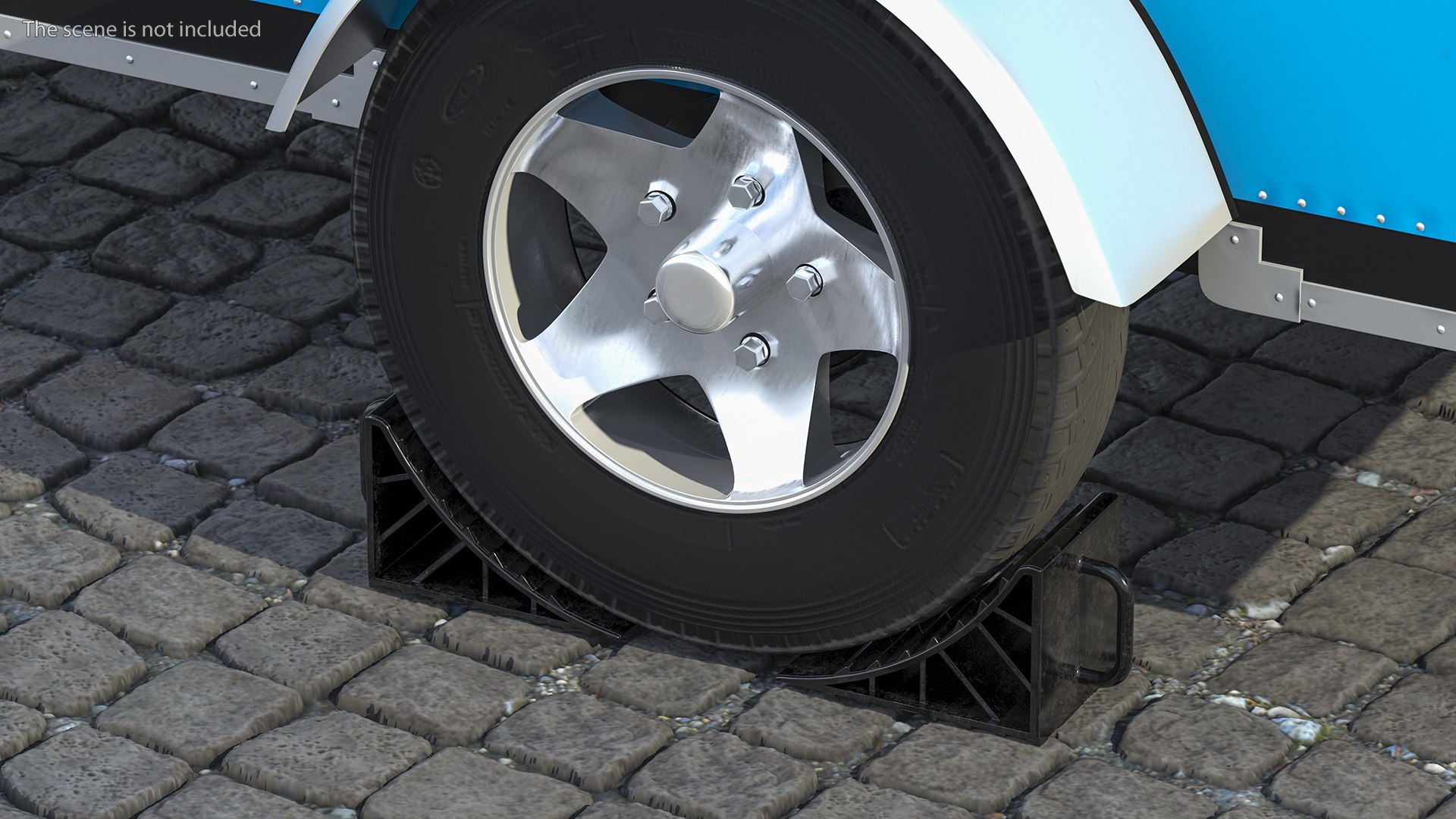 Plastic Wheel Chock Black Model - TurboSquid 1905993