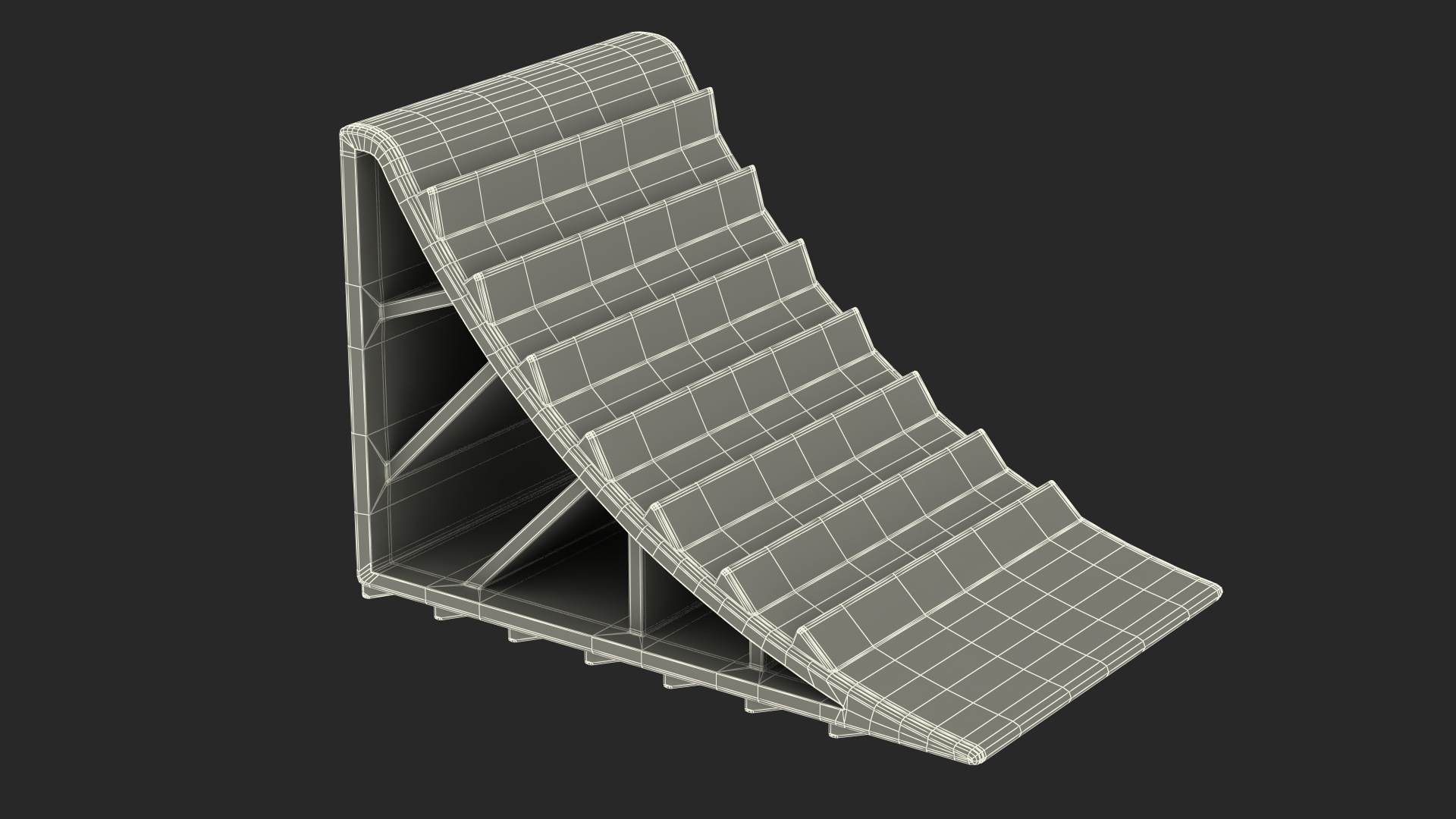 Plastic Wheel Chock Black Model - TurboSquid 1905993