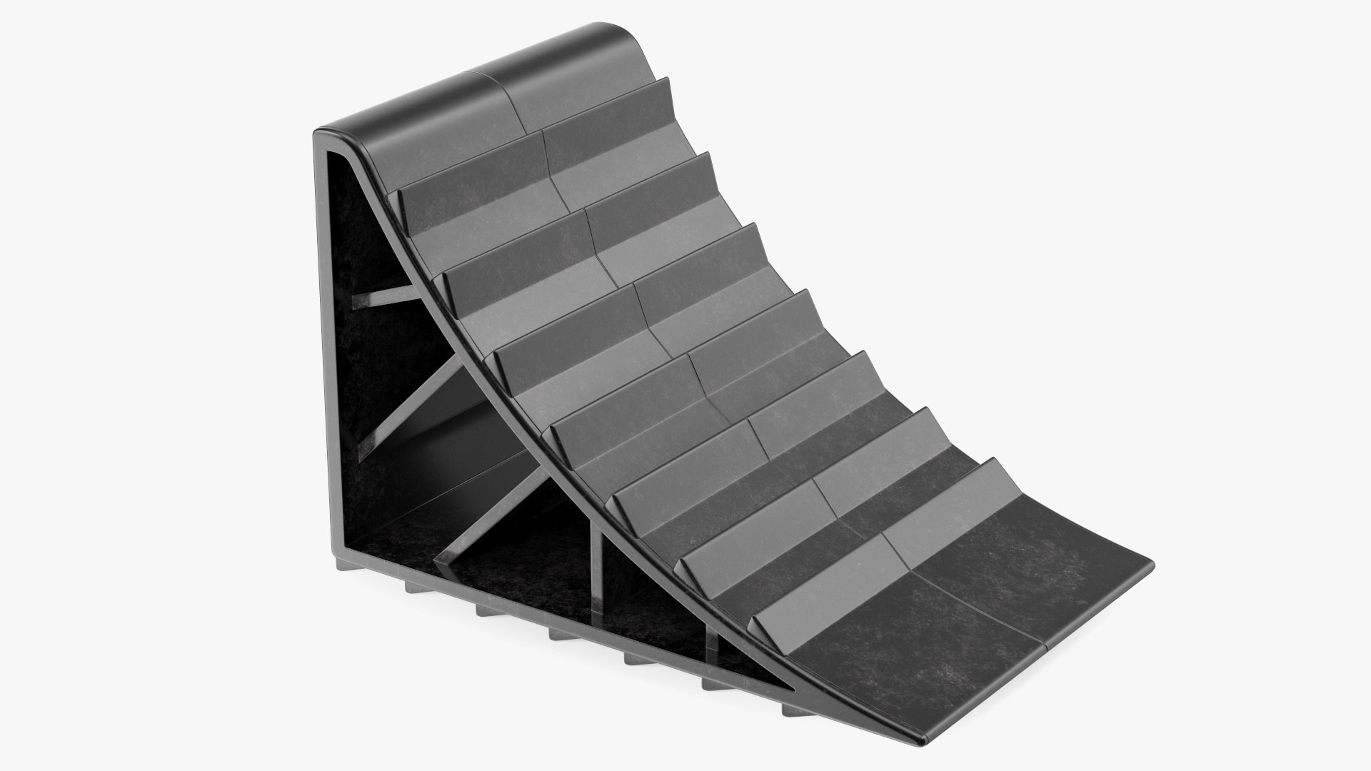 Plastic Wheel Chock Black model - TurboSquid 1905993