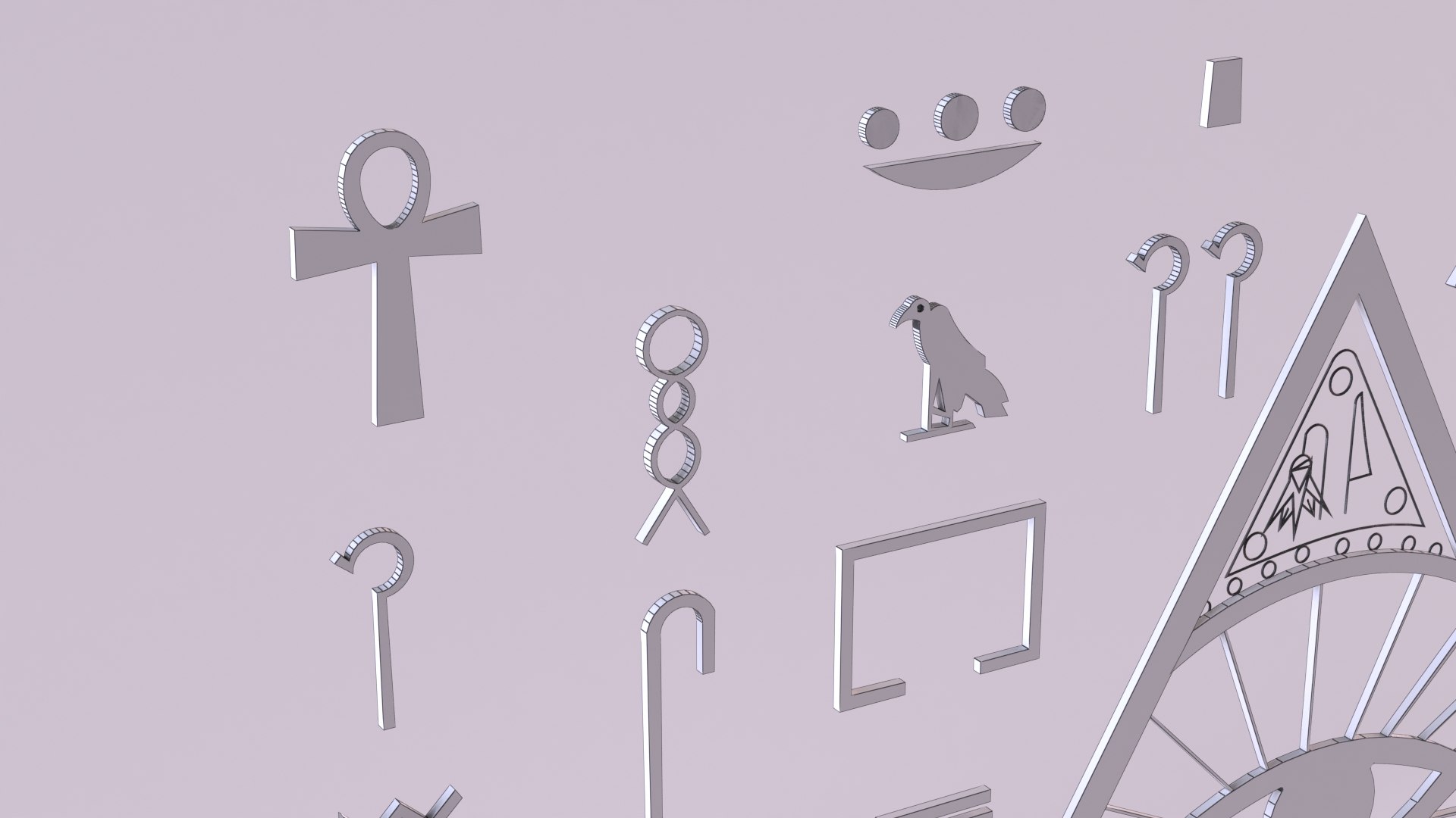 3D Egyptian Symbols - 028 Model - TurboSquid 2233404