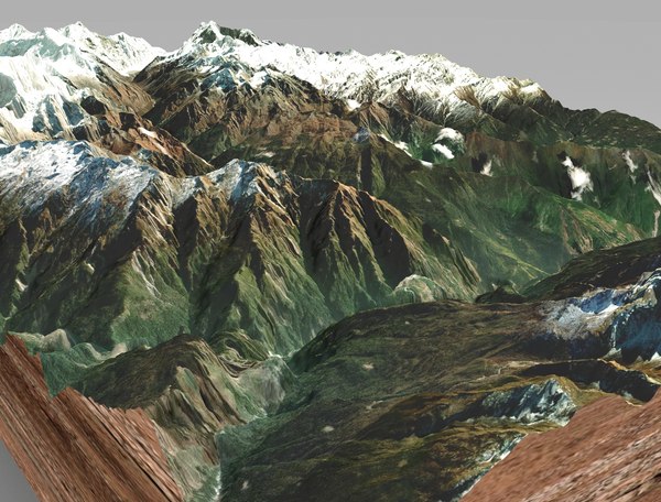 3D mountain landscape model - TurboSquid 1521929