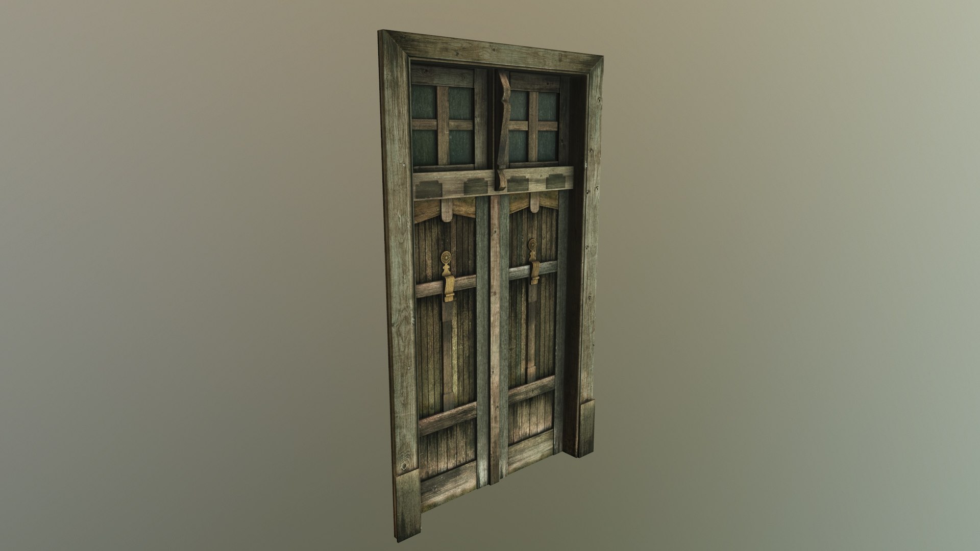 Low-poly Door Model - TurboSquid 1385050