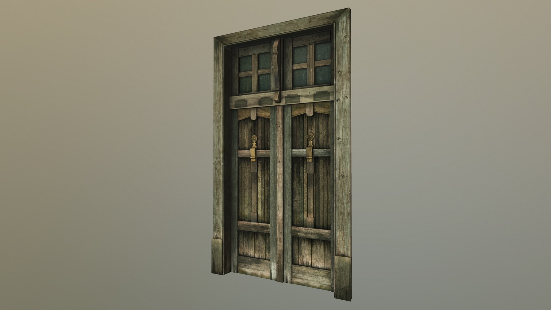 Low-poly Door Model - TurboSquid 1385050
