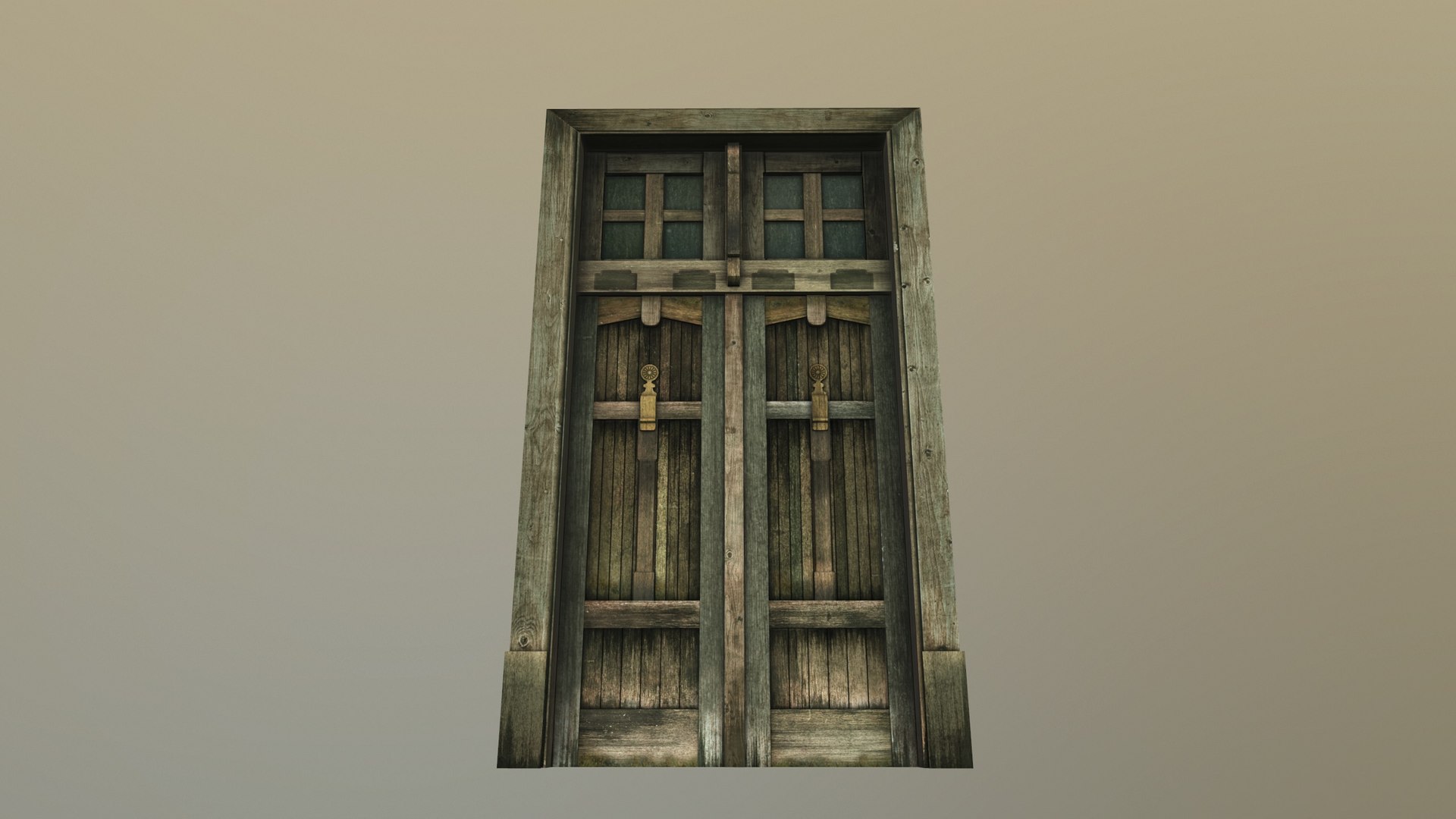 Low-poly Door Model - TurboSquid 1385050