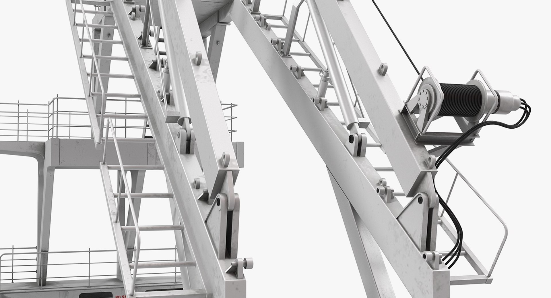 Freefall lifeboat launching mechanism model - TurboSquid 1366948