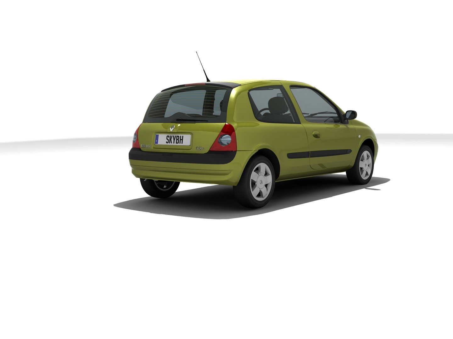 Renault Clio II 2001 With Interior Model - TurboSquid 2154857