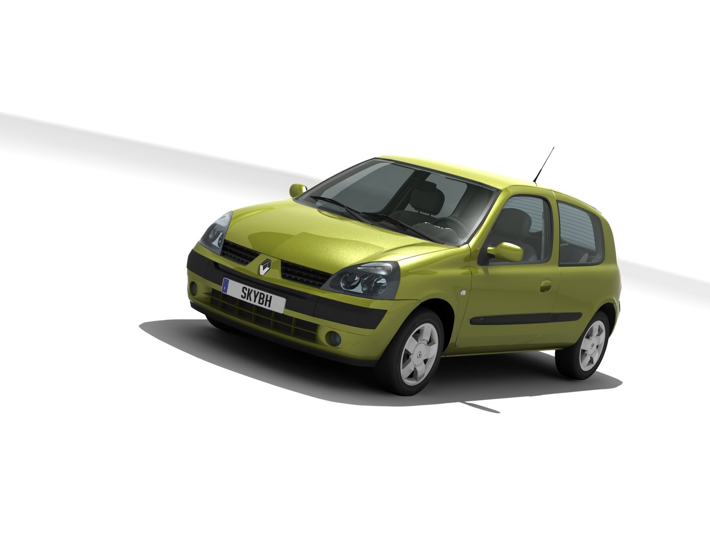 Renault Clio II 2001 With Interior Model - TurboSquid 2154857