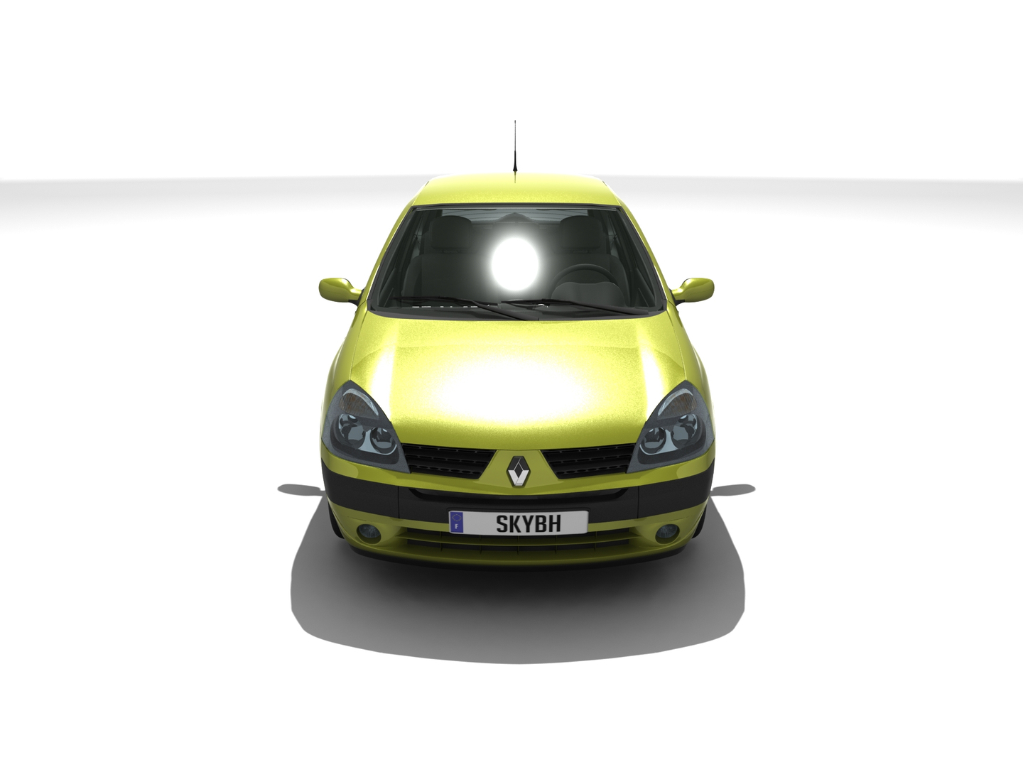 Renault Clio II 2001 with interior model - TurboSquid 2154857