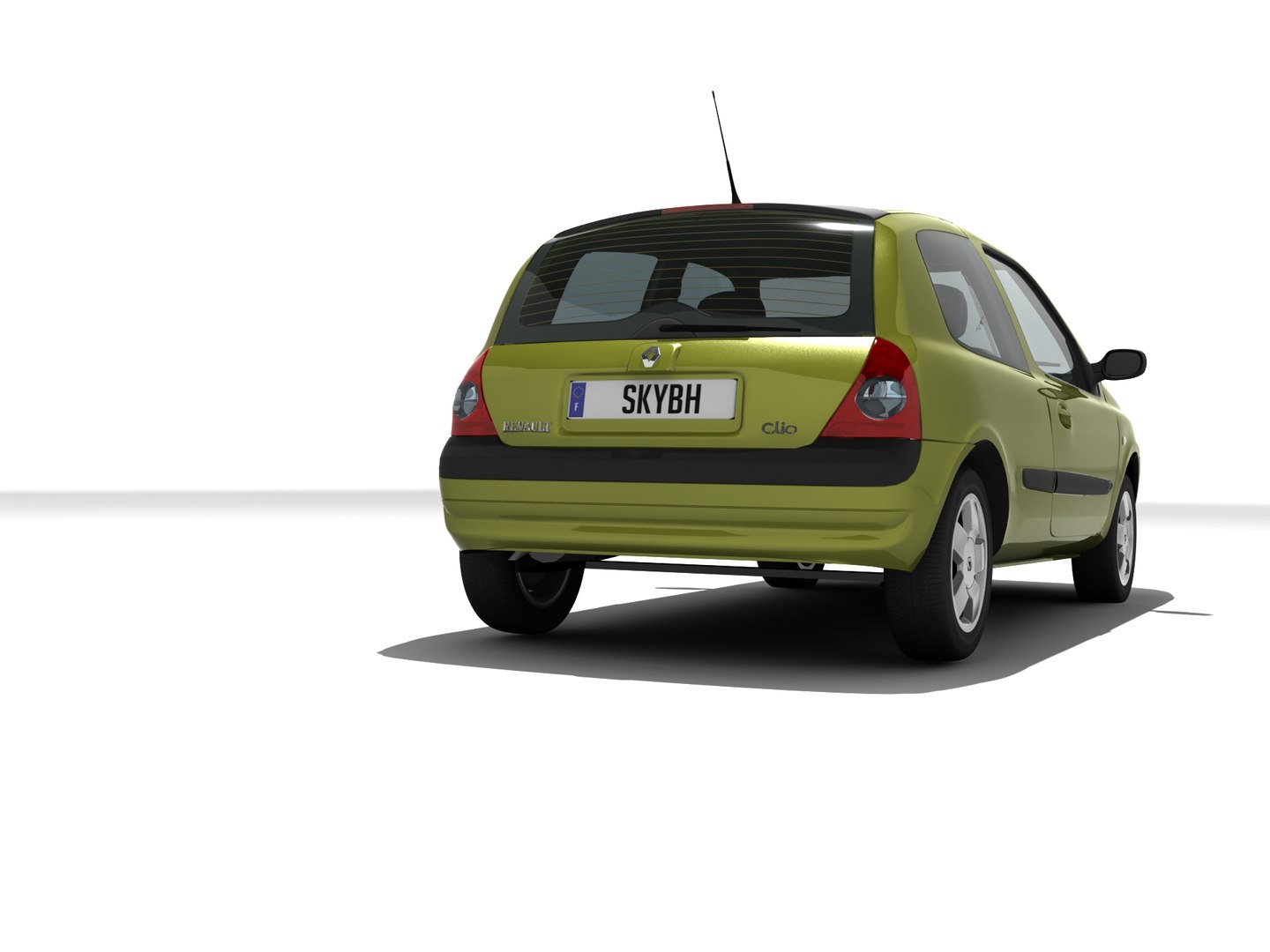 Renault Clio II 2001 With Interior Model - TurboSquid 2154857