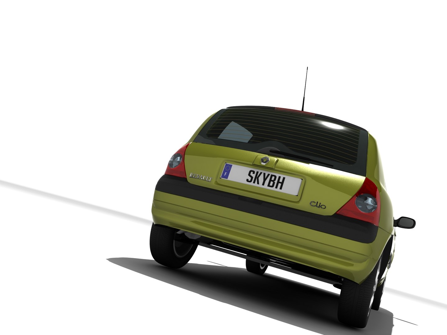 Renault Clio II 2001 With Interior Model - TurboSquid 2154857