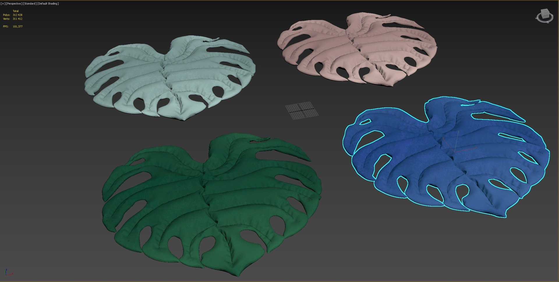 3D Carpet home doc leaf - TurboSquid 2144896