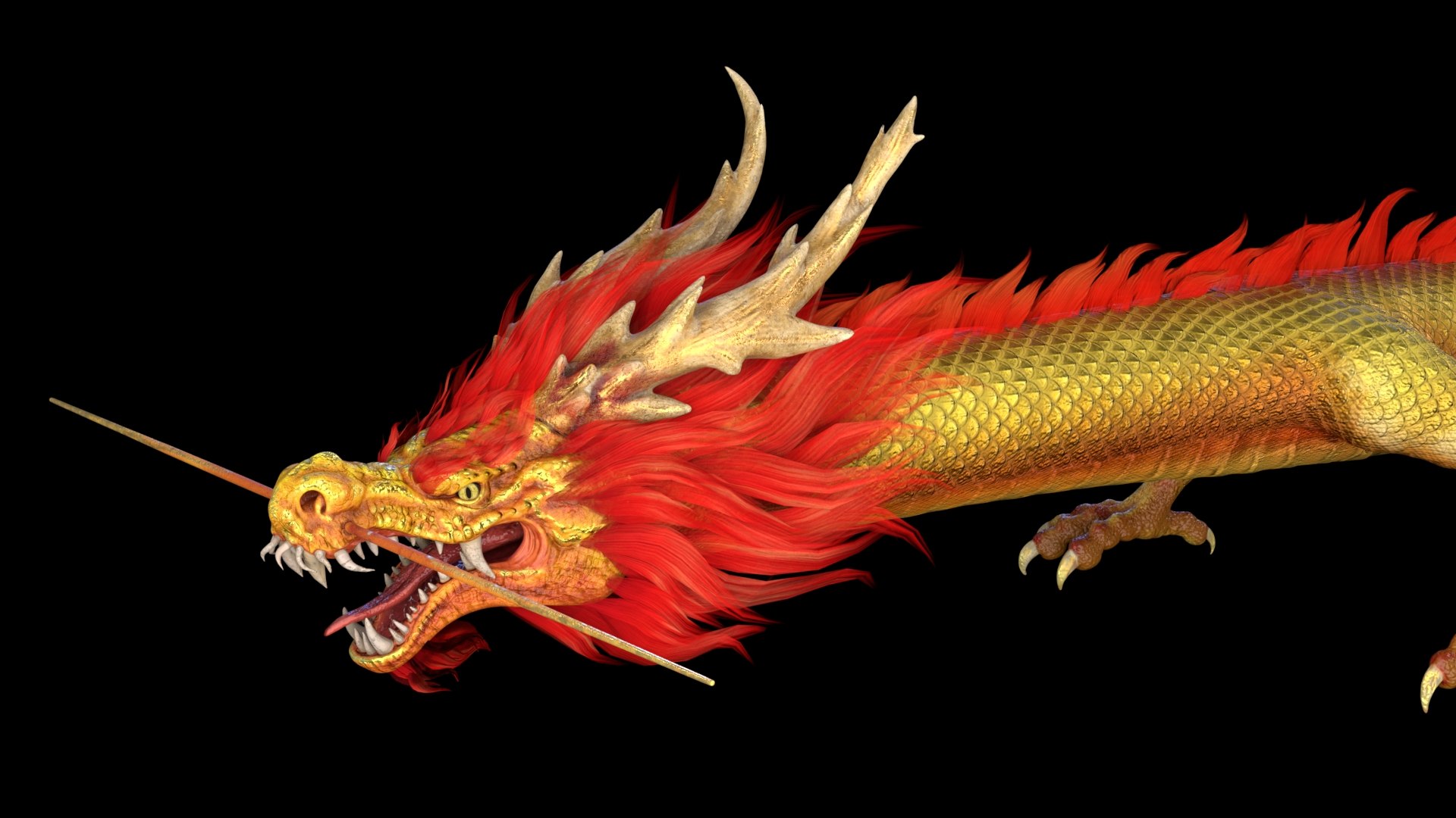 Dragon ChineseDragon 3D Model - TurboSquid 2200489