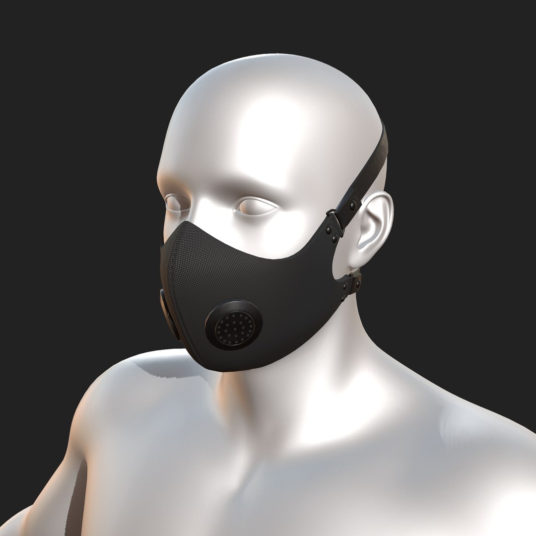3D gas mask model - TurboSquid 1543704