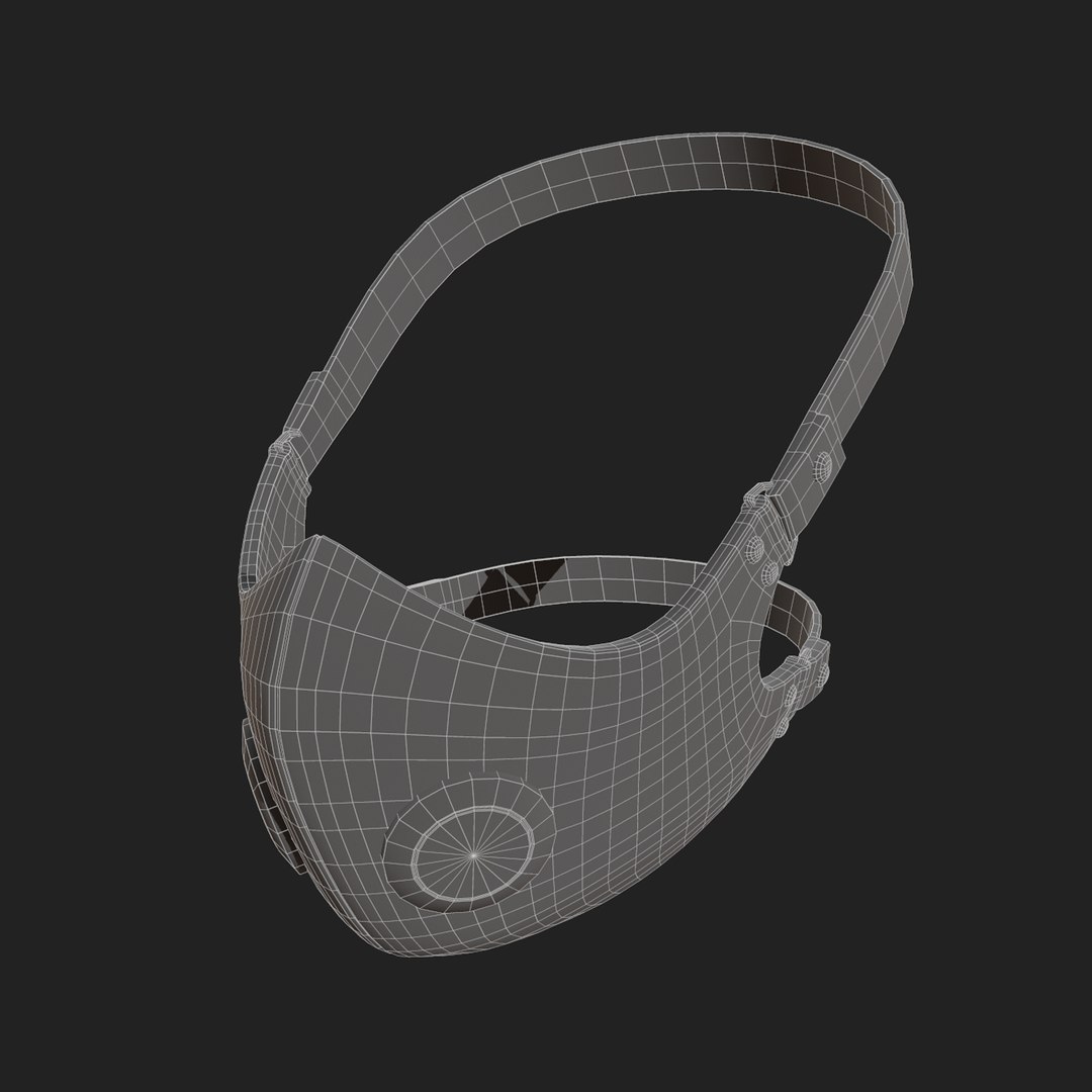 3D gas mask model - TurboSquid 1543704
