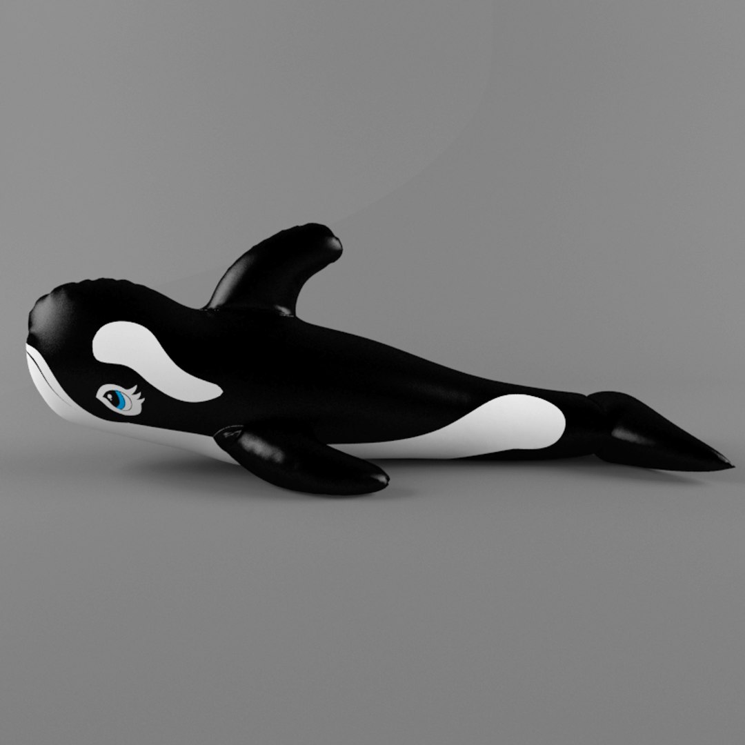 inflatable killer whale toy 3ds