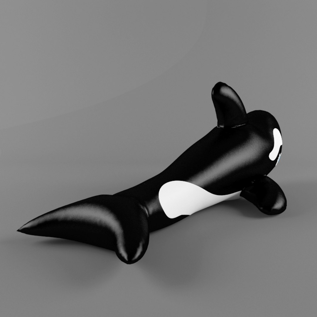 inflatable killer whale toy 3ds