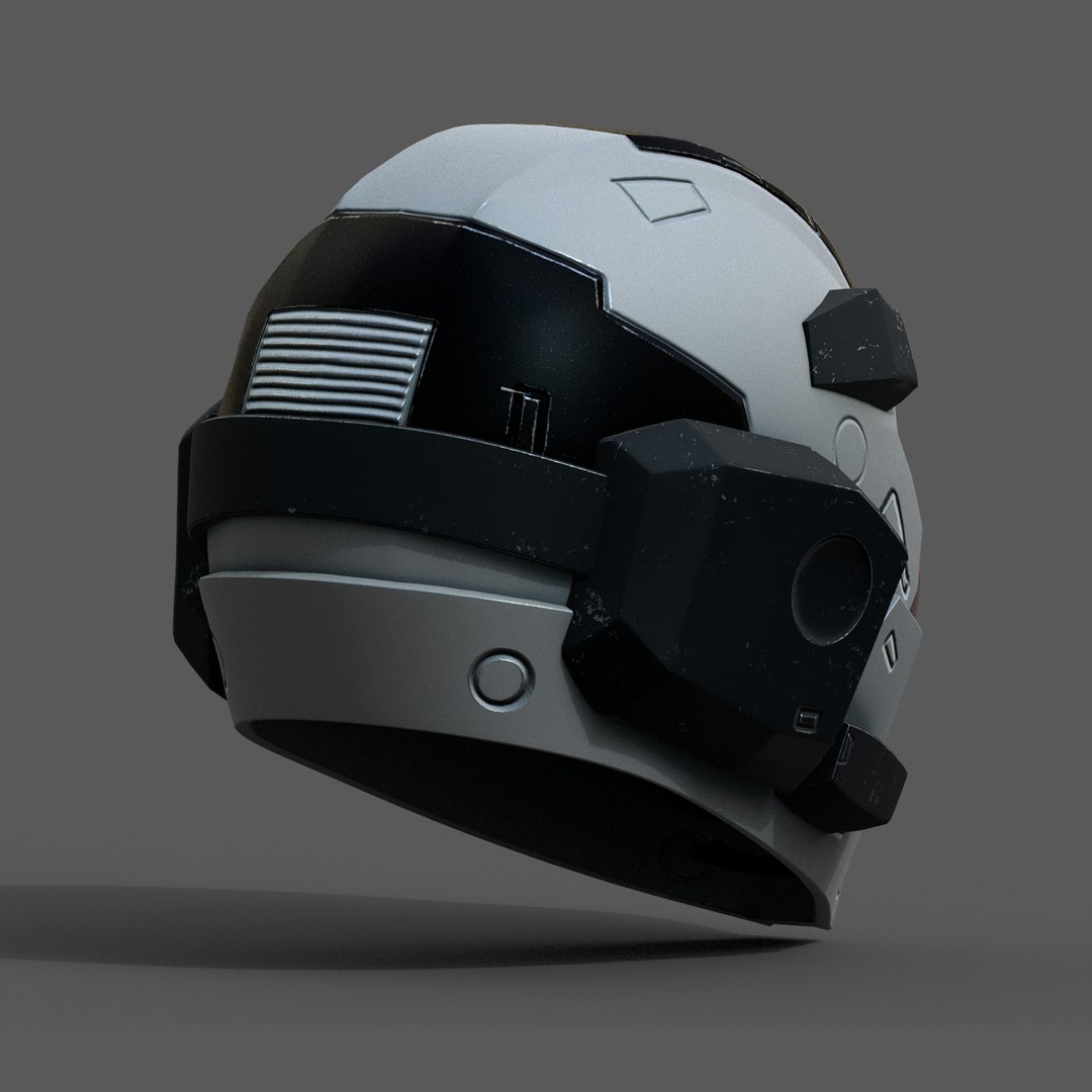 Helmet Sci Fi 3D - TurboSquid 1496346