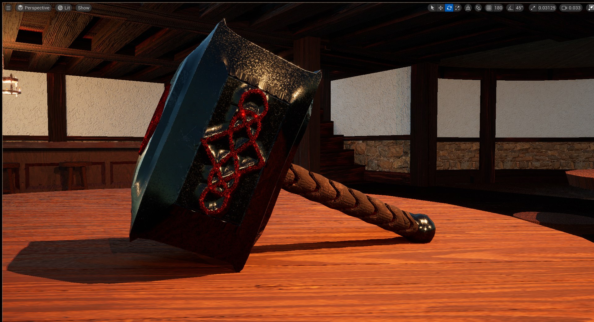 3D ManaRealms BattleHammer - TurboSquid 2179211