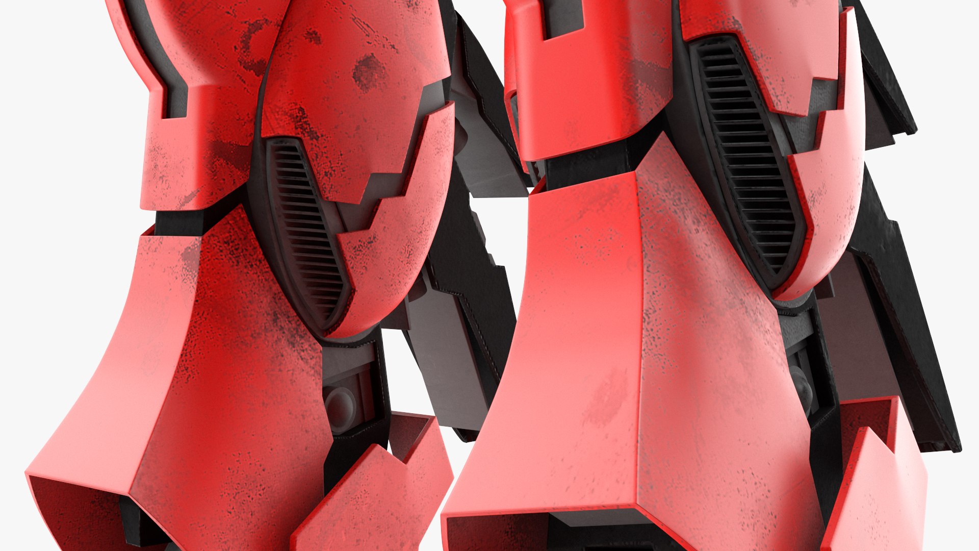 Giant Red Combat Sci-Fi Robot 3D - TurboSquid 2004698