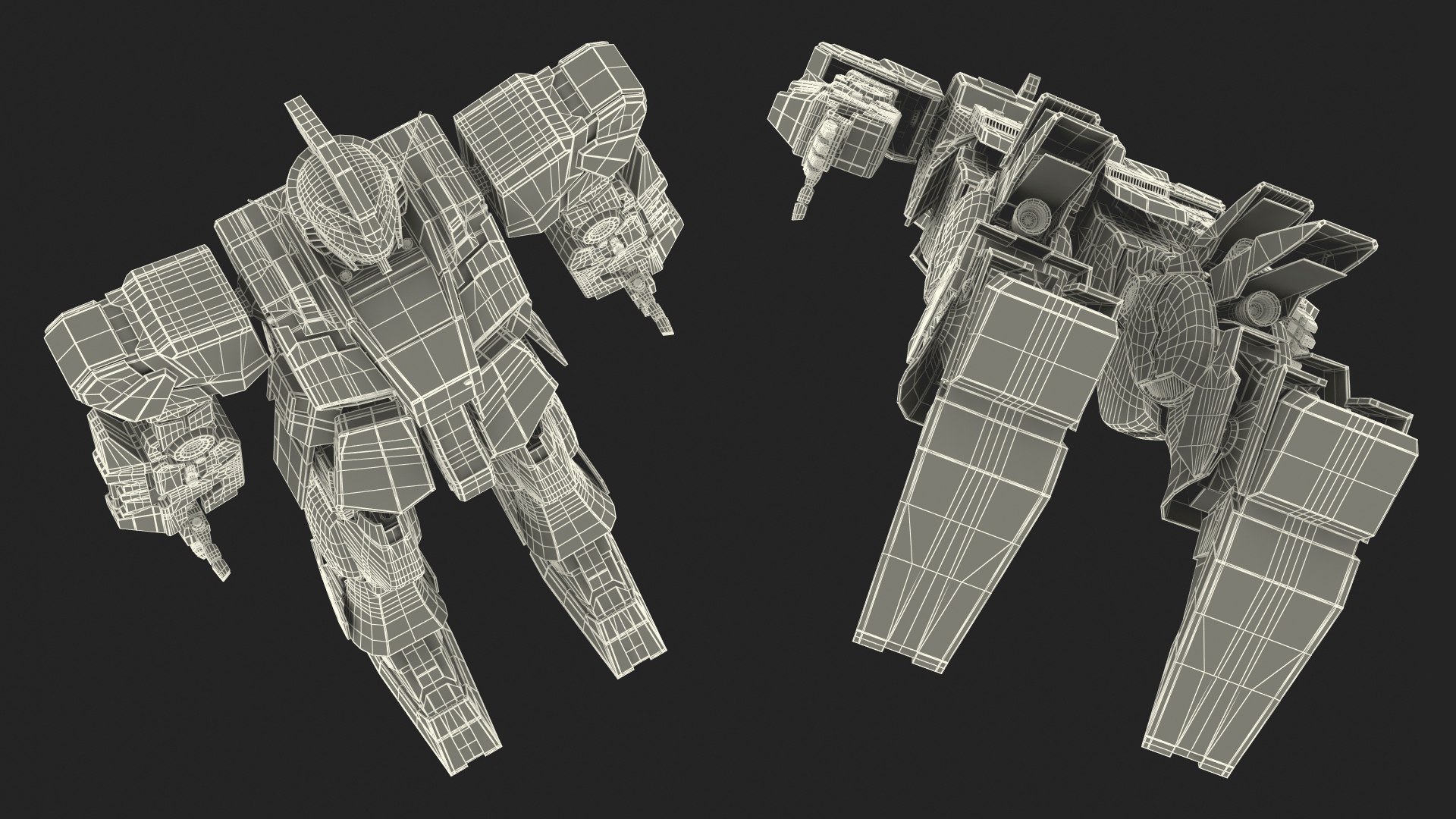 Giant Red Combat Sci-Fi Robot 3D - TurboSquid 2004698